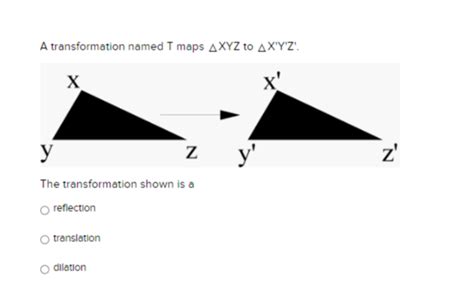 Solved A Transformation Named T Maps X Y Z To X Y Z The