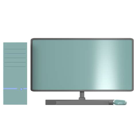 3d Illustration Of Dekstop Computer With High Quality Render 26425865 Png