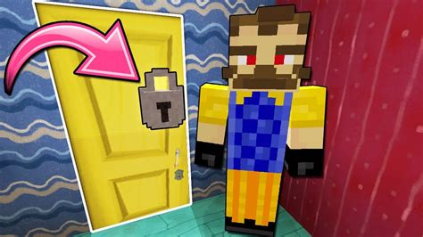 Hello Neighbor Minecraft Verr Ckter Nachbar Deutsch Hd Youtube