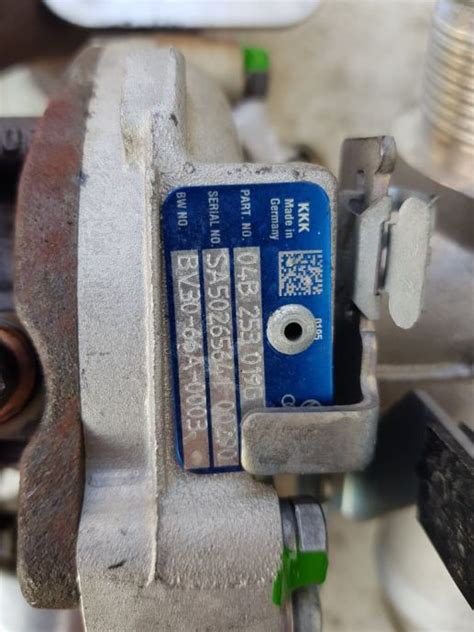 Turbina tdi Audi Seat Škoda VW B G