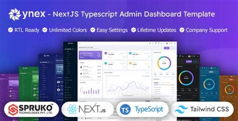 Ynex Nextjs Typescript Tailwind Admin Dashboard Template Bestwp