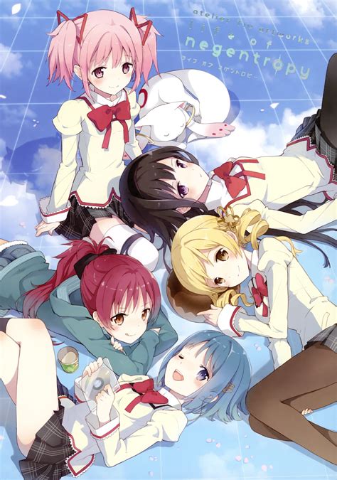 魔法少女まどかマギカ【巴マミ美樹さやか鹿目まどか暁美ほむら佐倉杏子キュゥべえ】 壁紙