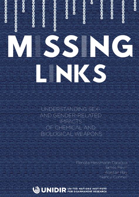 Pdf Missing Links Understanding Sex And Gender Related Impacts Of