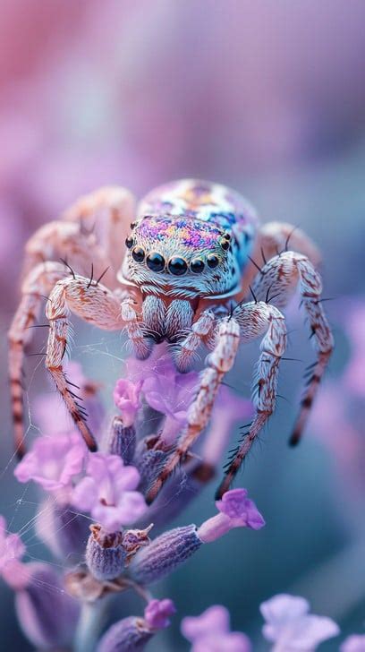 Free Colorful Jumping Spider Image Spider Colorful Jumping