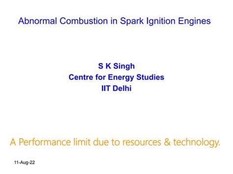 Abnormal Combustion Ppt
