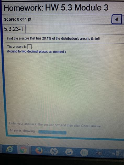 Solved Homework Hw 5 3 Module 3 Score 0 Of 1 Pt 5 3 23 T