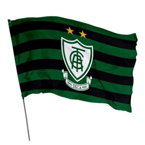 Bandeira América Mineiro Sublimada em Oxford Face m Elo