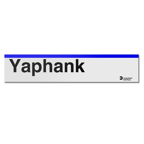 Lirr Yaphank Sign Transit Ts