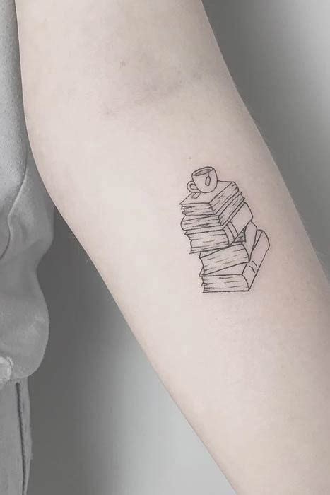 23 Awesome Tattoo Ideas For Book Lovers Small Book Tattoo Bookish