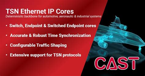 Cast On Linkedin Tsn Ipcores Fpga Asic