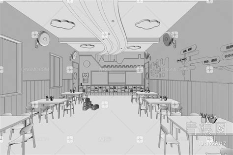 【幼儿园 早教公司 培训机构3d模型】 现代vr有灯光有贴图max2016幼儿园 早教公司 培训机构3d模型下载 Id1922017 免费