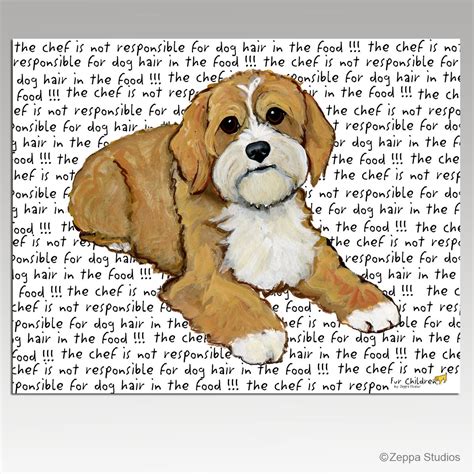Cavapoo Message Cutting Board Zeppa Studios