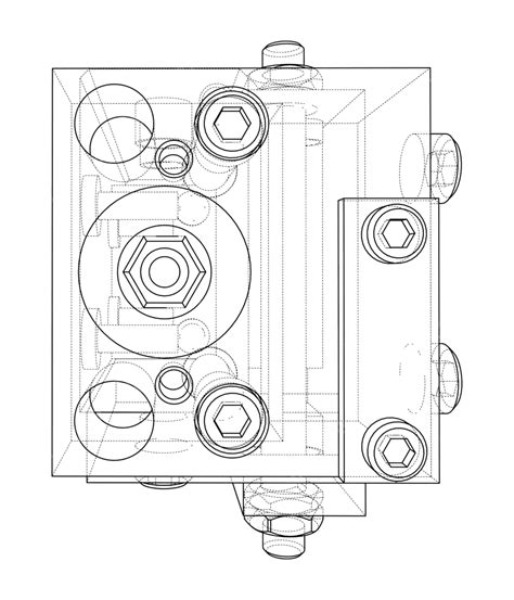 Abstract Industry Object Concept Vector Plan Box Outline Outline Vector