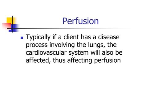 PPT Perfusion PowerPoint Presentation Free Download ID 2765010