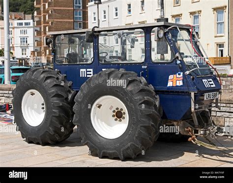 A Talus MB 764 Amphibious Tractor At The RNLI Lifeboat Station In