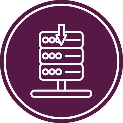 Server Down Line Circle Icon 50746059 Vector Art At Vecteezy