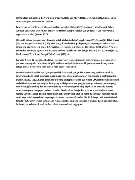 Favorable Vs Unfavorable Pdf