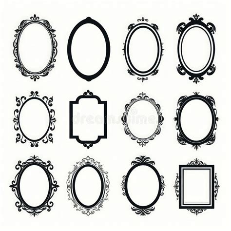 Vintage Flat Design Frame On A Background Illustration Stock Illustration Illustration Of