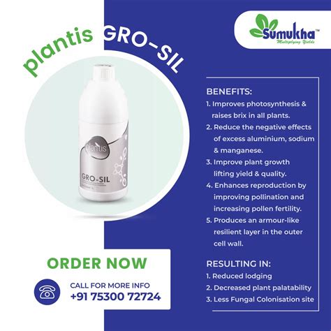 Plantis Gro Sil At Best Price In Hosur By Sumukha Farm Products Private