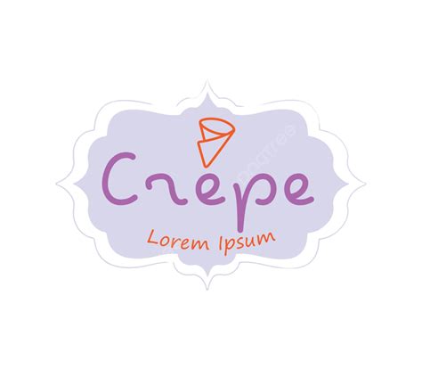Crepe Logo Design Eat Chef Illustration Vector Eat Chef Illustration