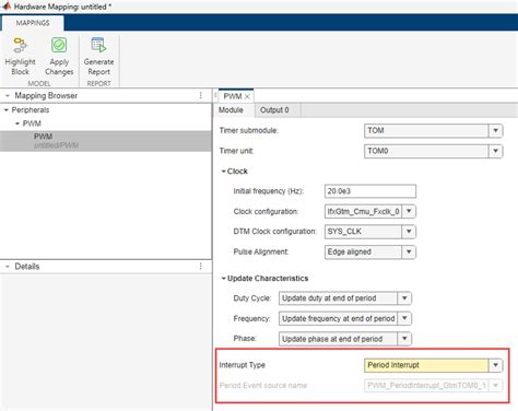 Pwm Peripheral Configuration