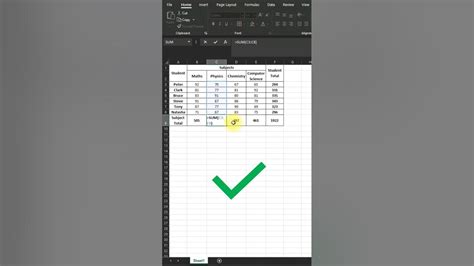 Excel Sum Function Shortcutexceltricks Excel Exceltips Youtube