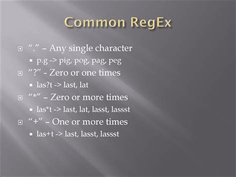 An Overview Of Grep And Regular Expression Ppt Download