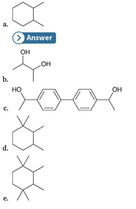 Solved Draw All Possible Stereoisomers For Each Of The