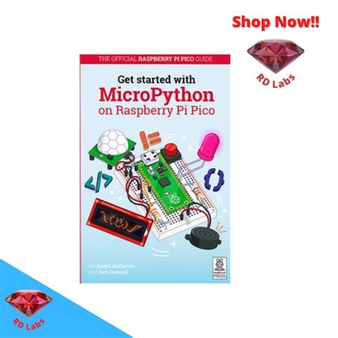 jual get started with micropython on raspberry pi pico book shopee