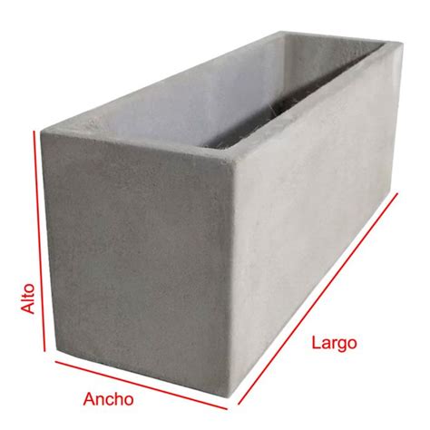 Maceta De Fibro Cemento Jardinera Hogarjard N