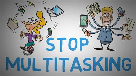 Stop Multitasking Now Why It S Not Efficient To Multitask Animated Classx