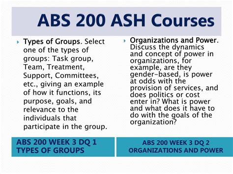 Ppt Abs 200 Ash Tutorial Uoptutorial Powerpoint Presentation Free