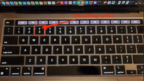 Как набирать хэштег на клавиатуре Mac США и Великобритания Бинар