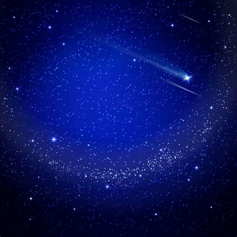 Premium Vector Starry Sky Background