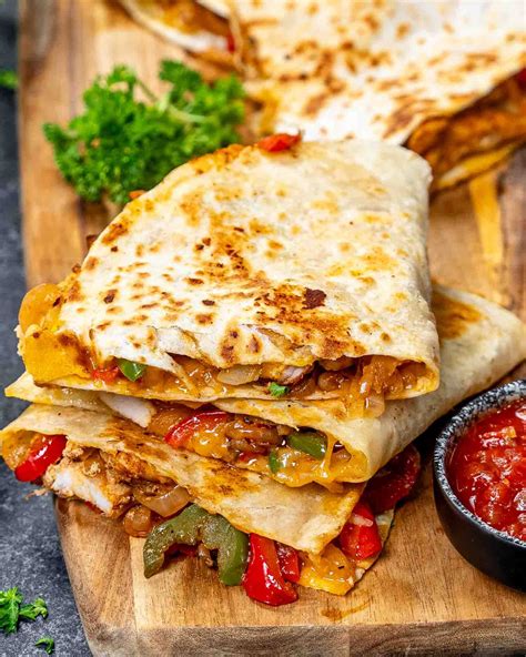 Savor Our Chicken Fajita Quesadillas Cheesy Packed With Flavors