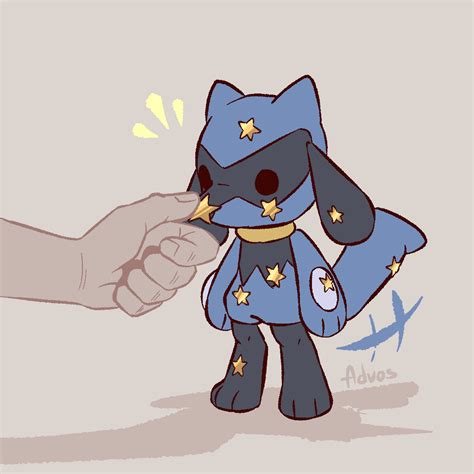 334265 Safe Artist Advosart Fictional Species Mammal Riolu Semi