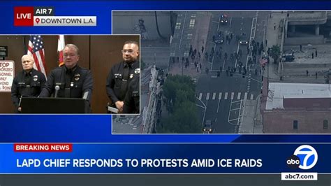 Our Officers Are Really Under Attack Lapd Chief Says Abc7 Los Angeles