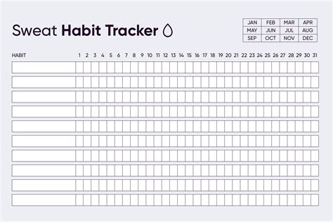 Use The Sweat Habit Tracker To Help You Stay On Track Sweat