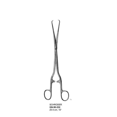 Schroder Uterine Tenaculum Forceps 255 Cm Relpro