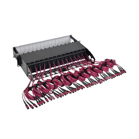 Fiber Breakout Patch Panel LC Duplex OM4 Multimode 2U Eaton