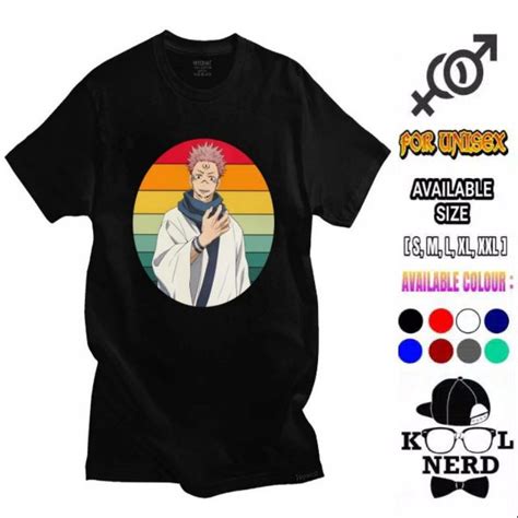 Jual Kaos Anime Jujutsu Kaisen Ryomen Sukuna Character ~ Bisa Request
