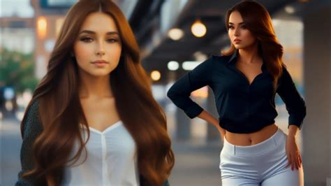 Top Beautiful Girl Wearing Long Pants Shapely Shirt YouTube