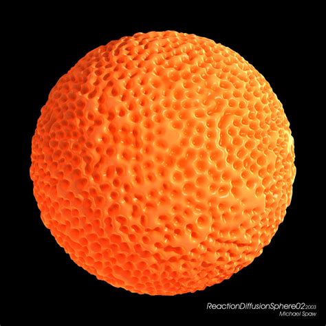 ReactionDiffusionSphere02 Morphographic