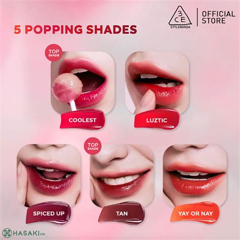 Son Tint 3ce Lâu Trôi Màu Luztic Đỏ Cherry 45g Hasakivn