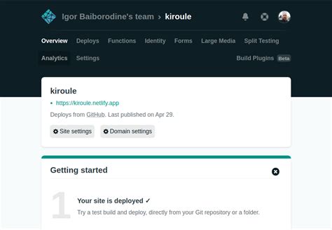 Start Blogging With Hugo GitHub And Netlify Igor Baiborodine