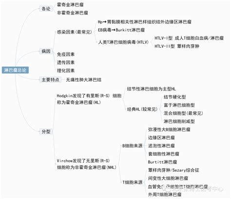 【思维导图】血液系统疾病——淋巴瘤 来源 红细胞 分类