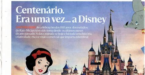 Portadaloja Cem Anos Da Disney Nos Jornais Portugueses