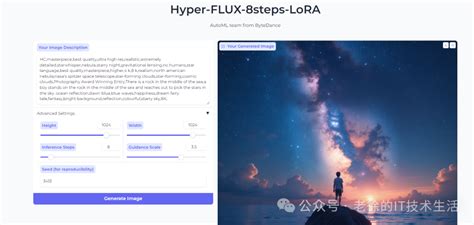 步数减至8步太炸裂了FLUX提速新纪元字节开源FLUX Dev加速Hyper LoraFlux快速出图GGUF可用 hyper