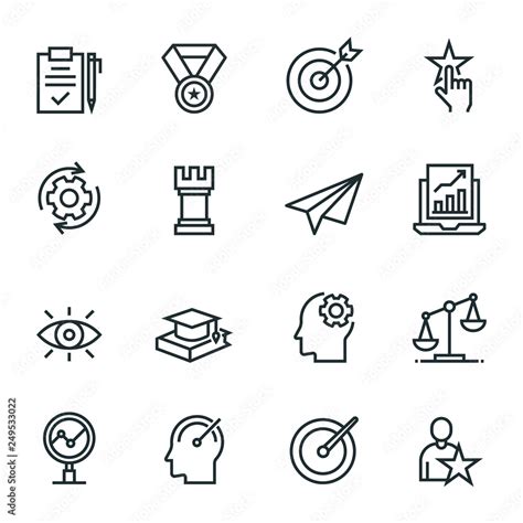 Best Practice Icon Set Stock Vector Adobe Stock