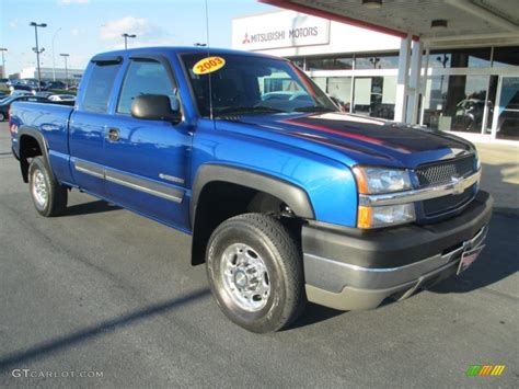 2003 Arrival Blue Metallic Chevrolet Silverado 2500hd Ls Extended Cab 4x4 98016981 Gtcarlot
